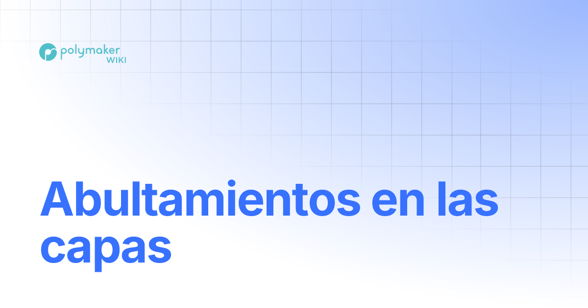 Abarrotamiento de capas | Polymaker Wiki