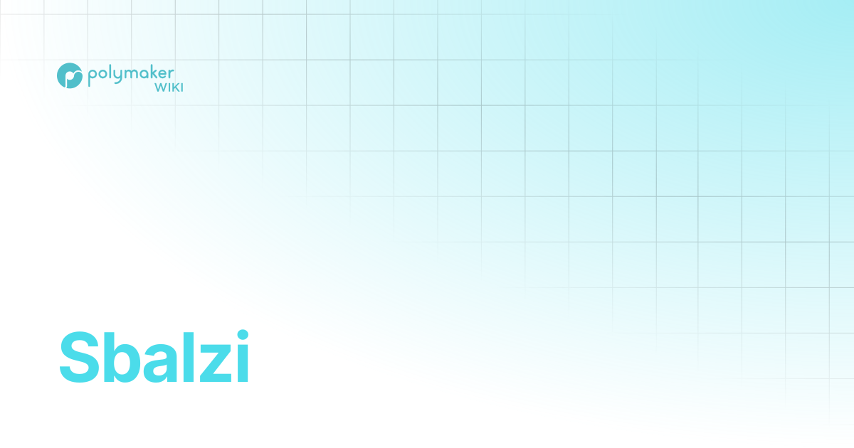 Sbalzi | Polymaker Wiki