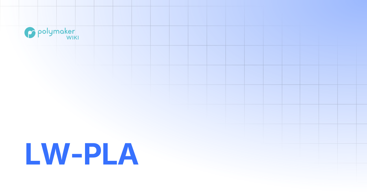 LW-PLA | Polymaker
